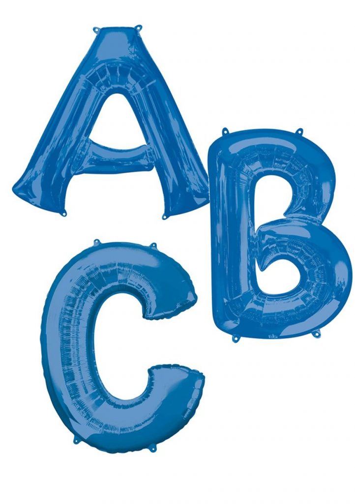 Giant Gold Letter Balloons Filled With Helium From Cardiff Balloons