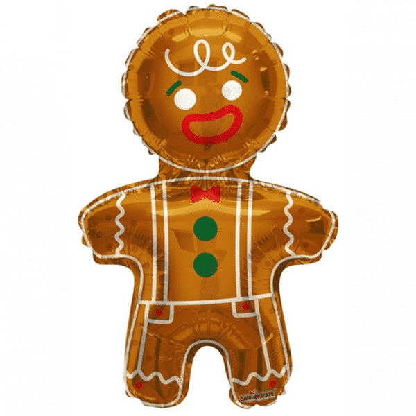 Large Gingerbread Man Balloon | Cardiff Balloons | Seasonal Balloons