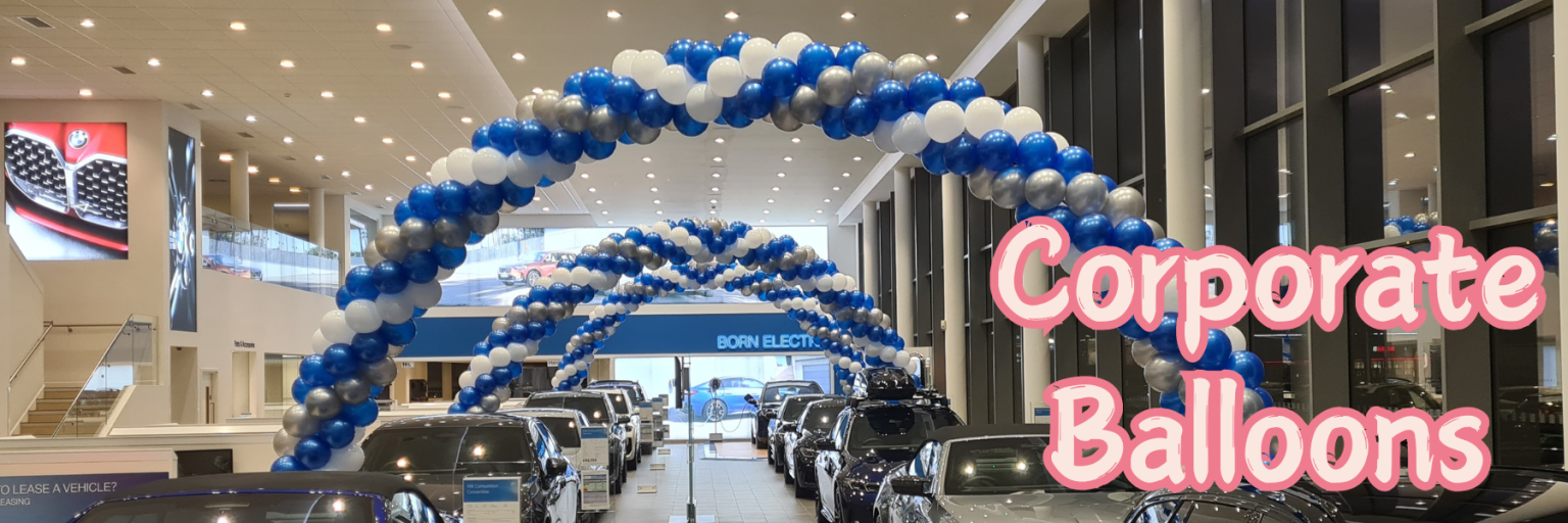 Corporate Balloon Decor | Cardiff Balloons | Balloon Arch